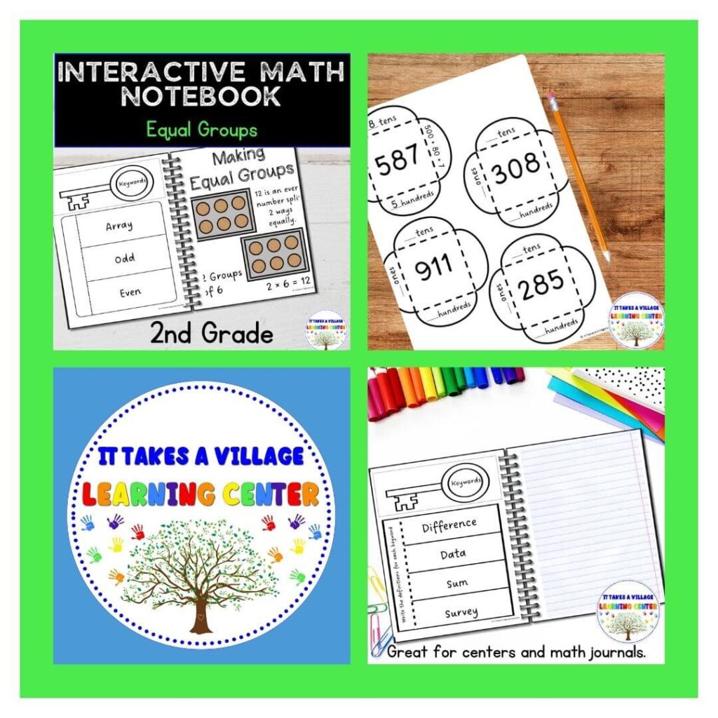 Help With Math Gaps? Interactive Notebooks for 2nd Grade. - It Takes A ...
